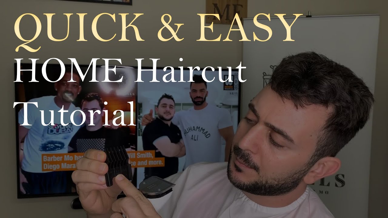 BEST and EASY Home Haircut Tutorial (How to cut your OWN Hair) - YouTube