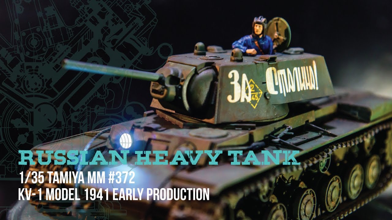 1/35 Tamiya MM #372 Russian Heavy KV-1 | Custom Build - YouTube