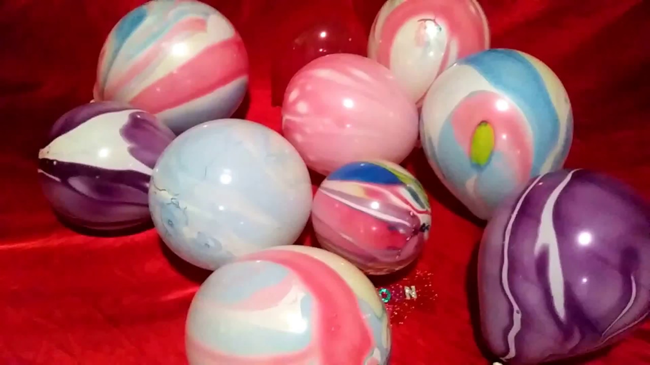 RAINBOW BALLOON FOOT POPPING! - YouTube