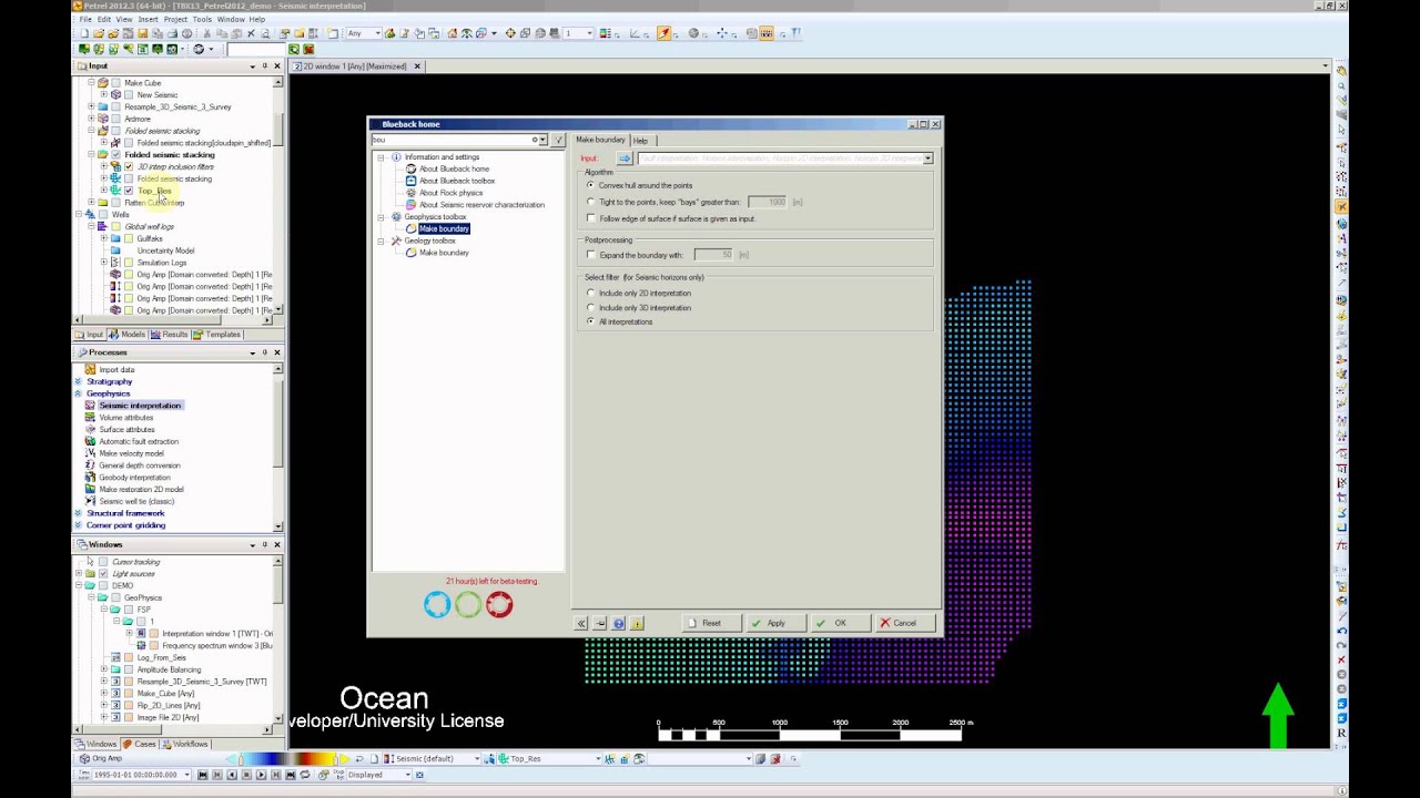 Blueback Toolbox make boundary - YouTube