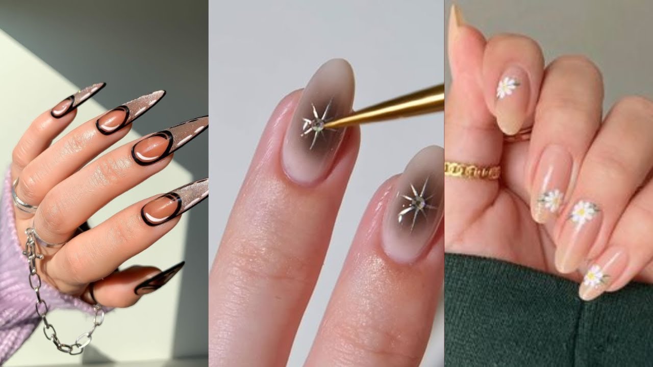 Romantic Nail Art Designs - Romantic colors Nail Arts - YouTube