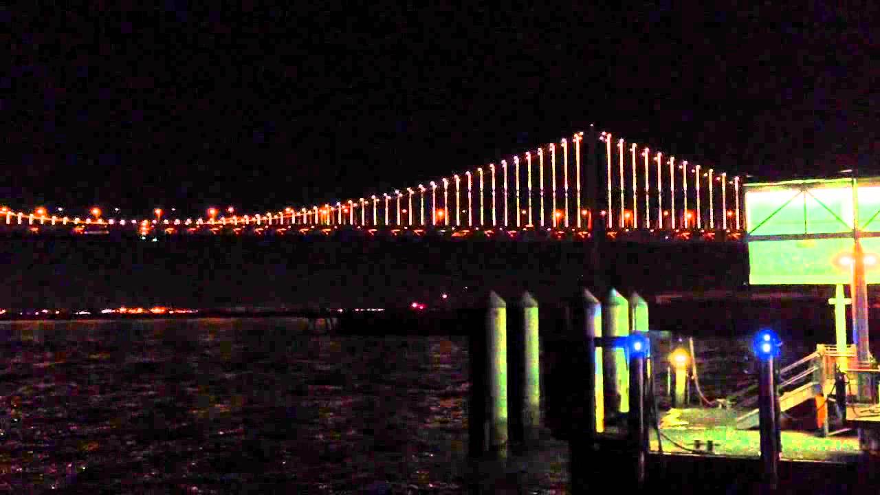 San Francisco Bay Bridge LED Display - YouTube