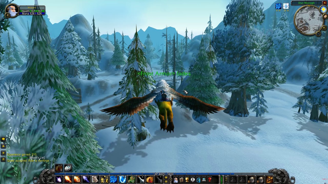 World of Warcraft: Loch Modan: Ride to Ironforge - YouTube