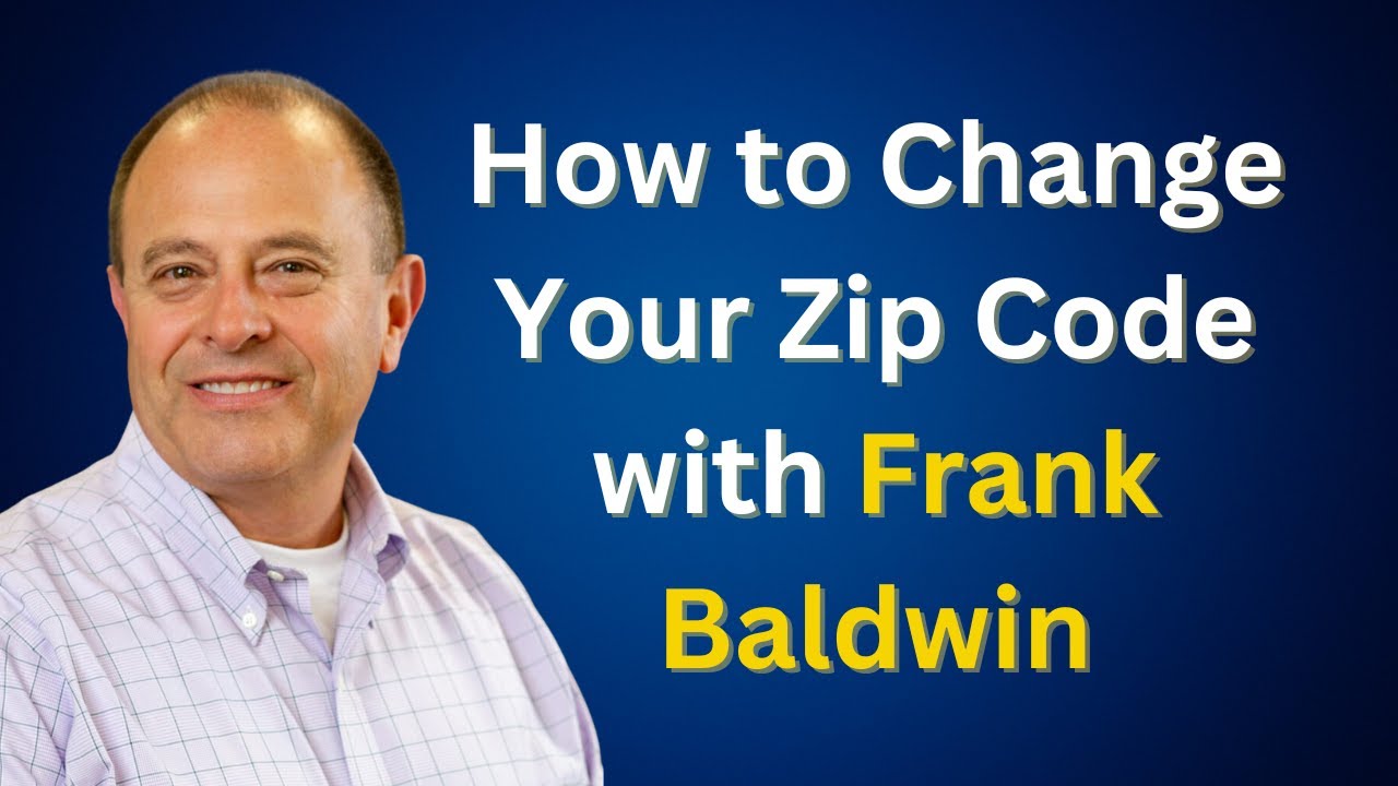 How to Change Your Zip Code with Frank Baldwin | The Good Citizen ...