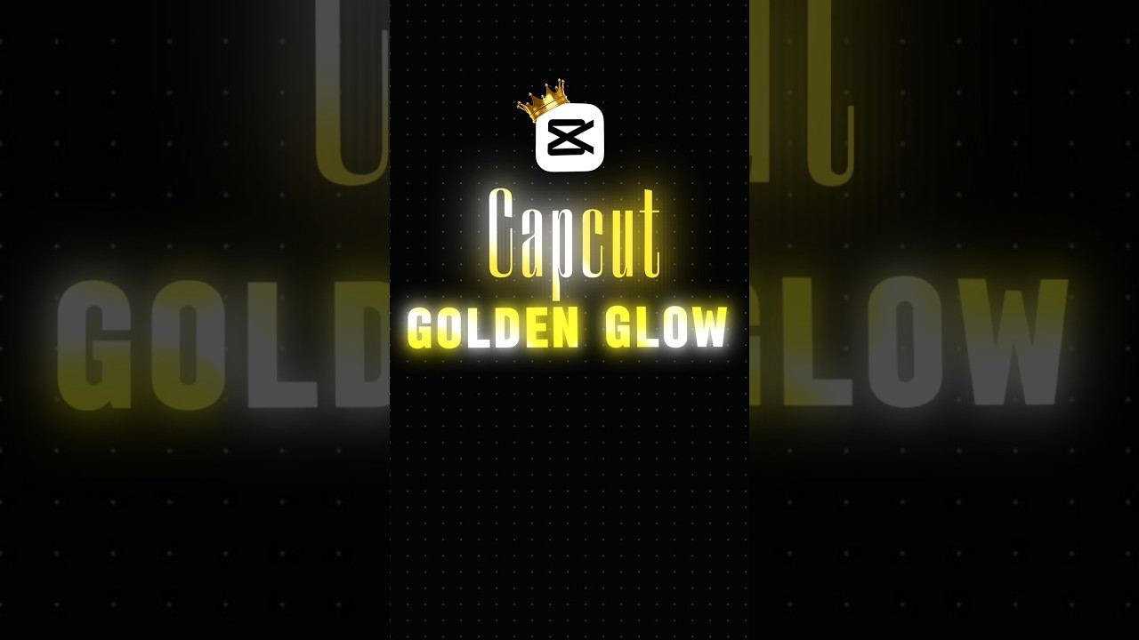 Capcut | Golden Glow Effect Tutorial 💀🔥 #capcuttutorial #gloweffect - YouTube