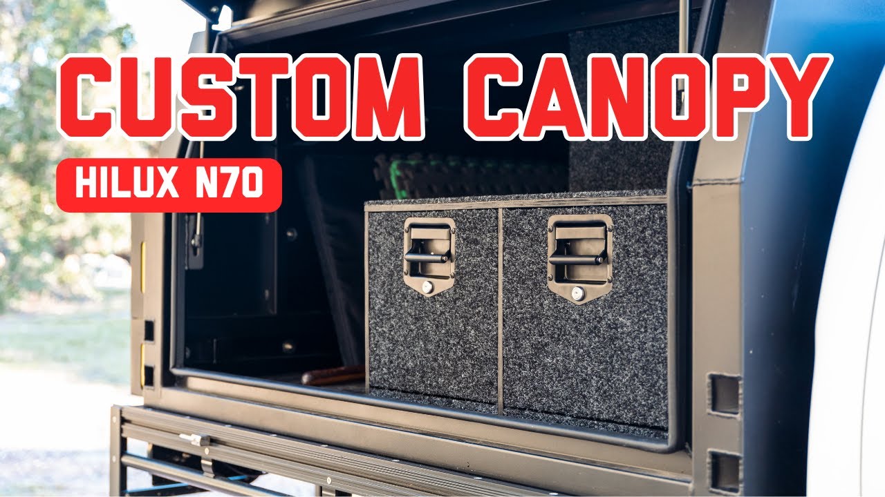 HILUX N70 CUSTOM CANOPY FITOUT - All in one episode! - YouTube