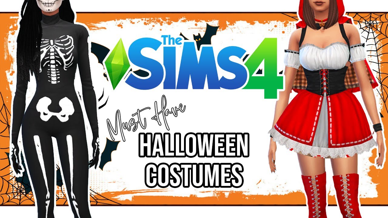 🎃 BEST CC HALLOWEEN COSTUMES! + Links | CAS | The Sims 4 - YouTube