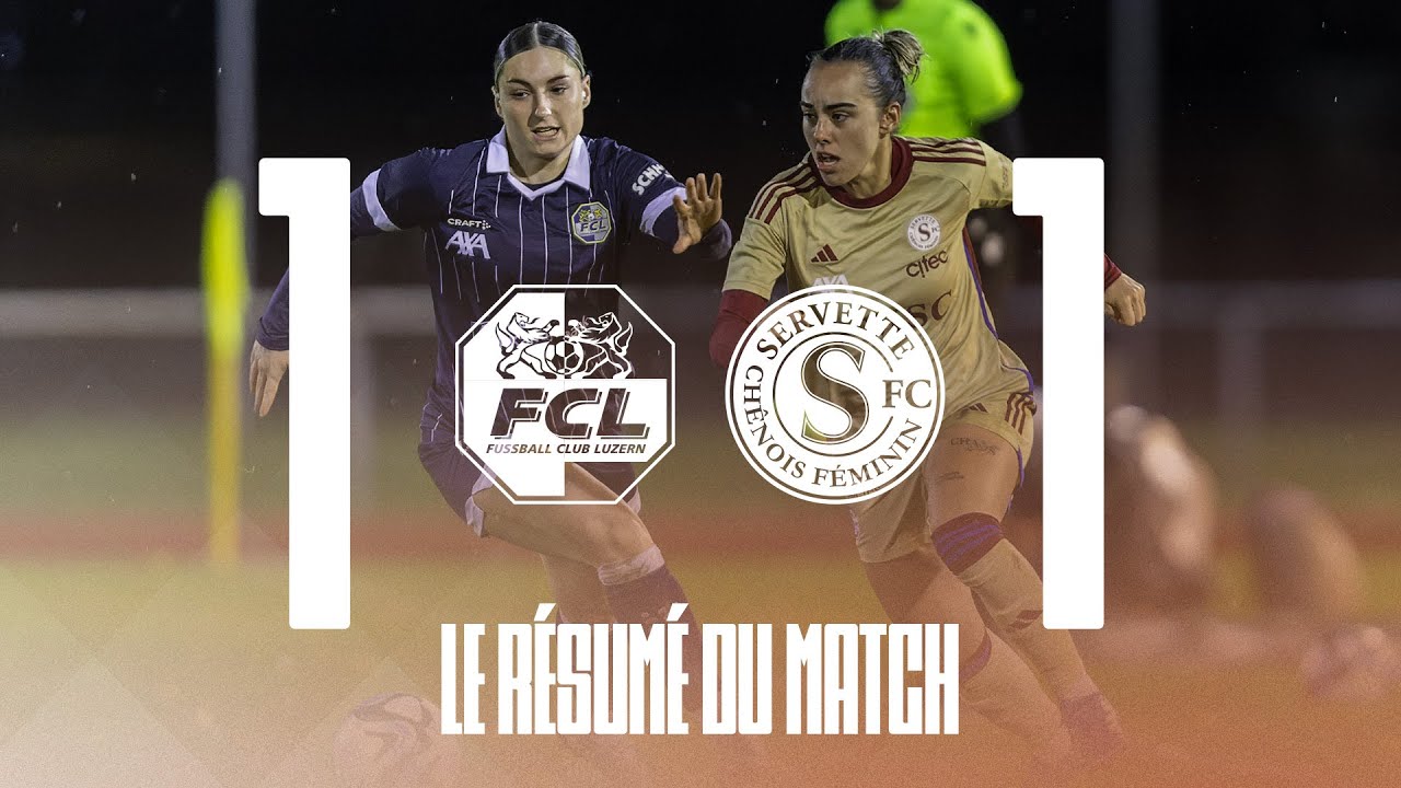 FC Lucerne - Servette FCCF 1-1 | Le résumé du match - YouTube