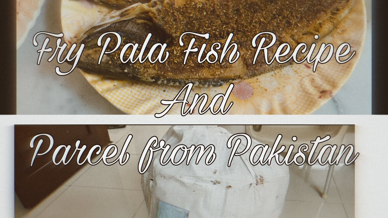 Fry pala fish Recipe and Parcel from pakistan - YouTube
