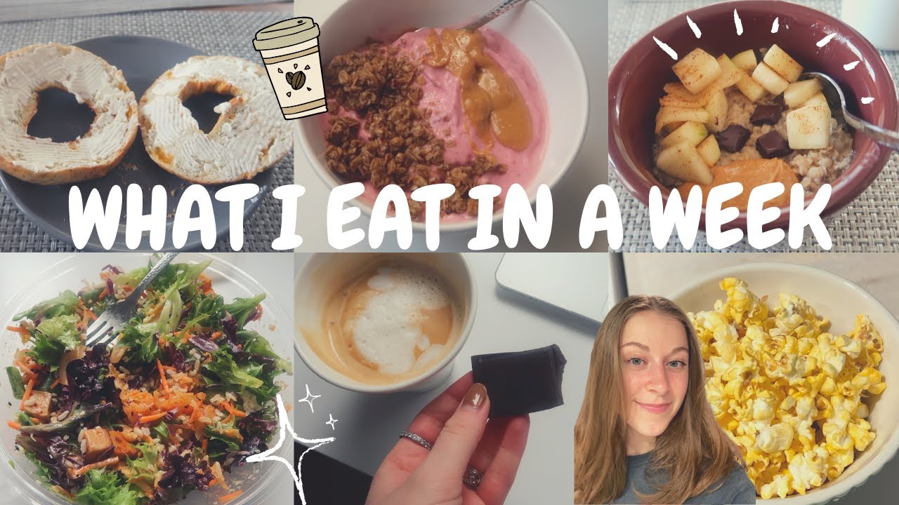 WHAT I EAT IN A WEEK AS A DANCER *realistic* - YouTube