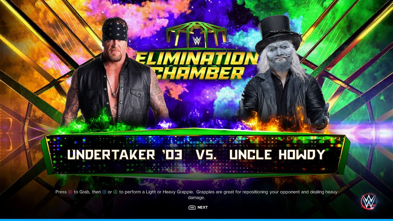WWE 2K23 PC - Undertaker '03 VS Uncle Howdy [4K] - YouTube