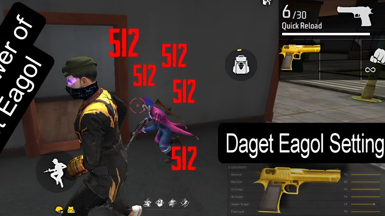 Free fire daget eagol setting 🤟🤟 #youtubevideo #setting - YouTube