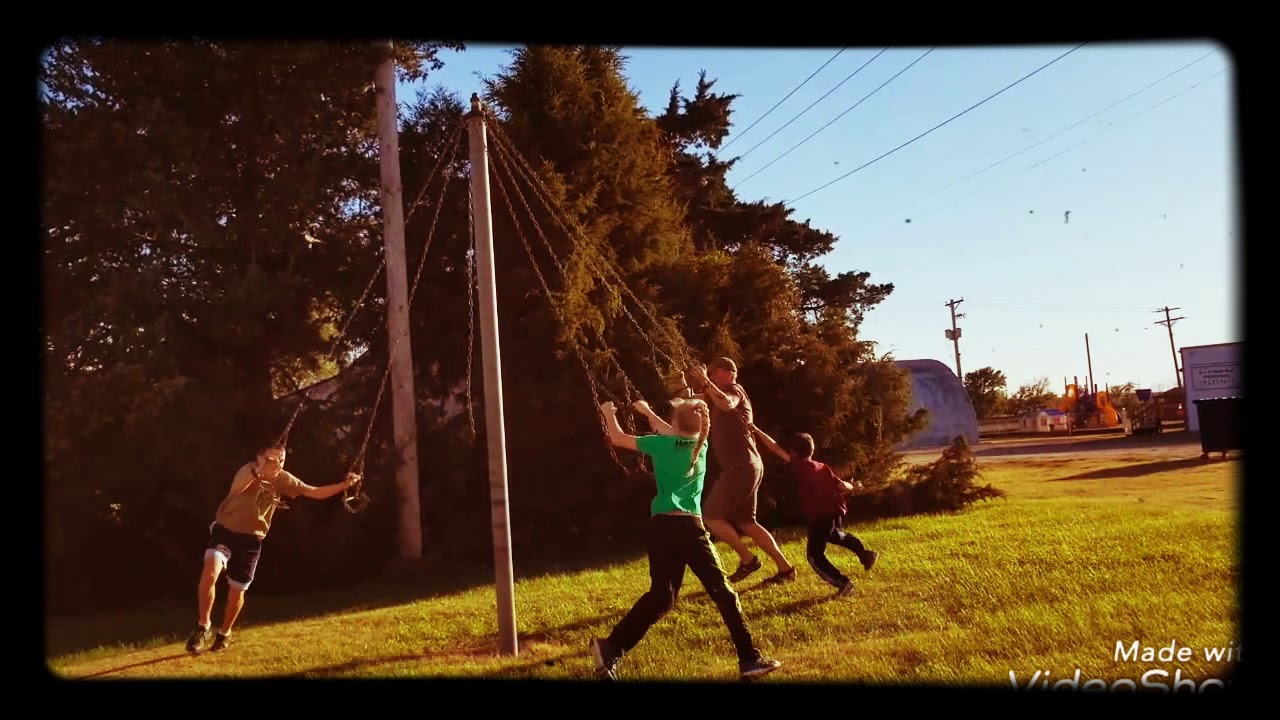Maypole Swinging Fun - YouTube