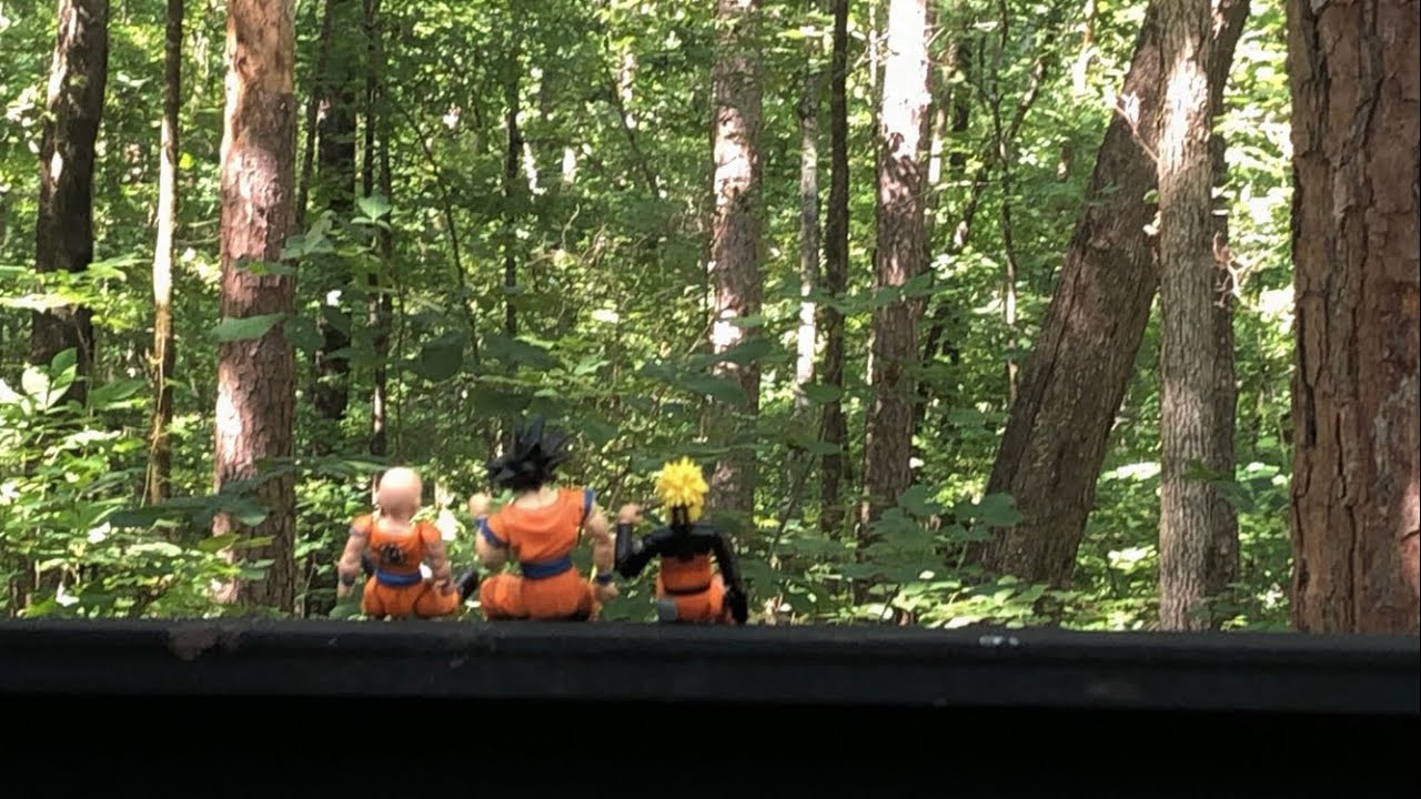 Stop motion short: Goku goes camping - YouTube