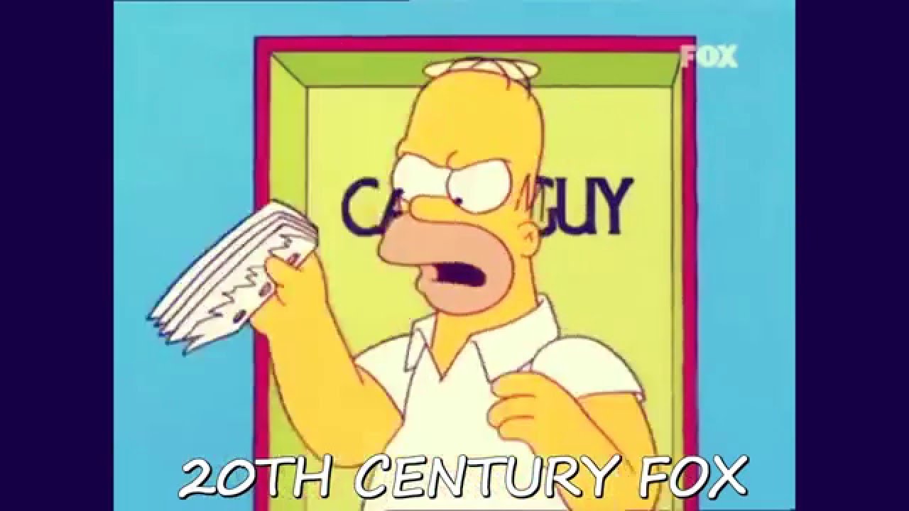 Los Simpson: El espantoso guión de 'The Cable Guy' - YouTube