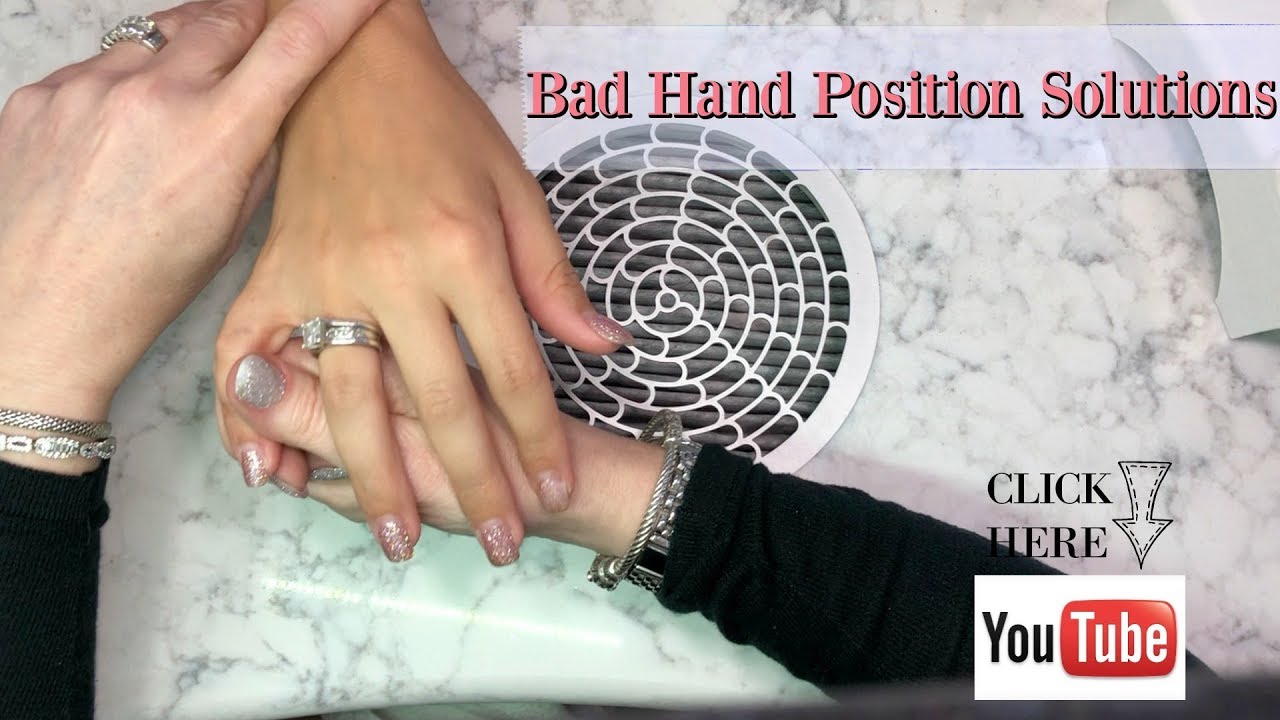 How to Correct Every Bad Client Hand Position Hand Rest for Nail ...