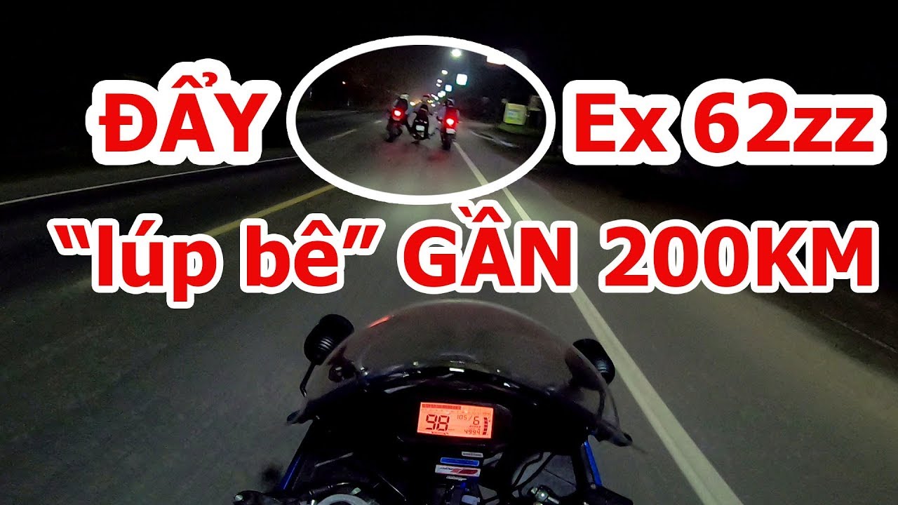 Exiter 62zz củ chuối bị ''lúp bê'' ở Phan Thiết - YouTube