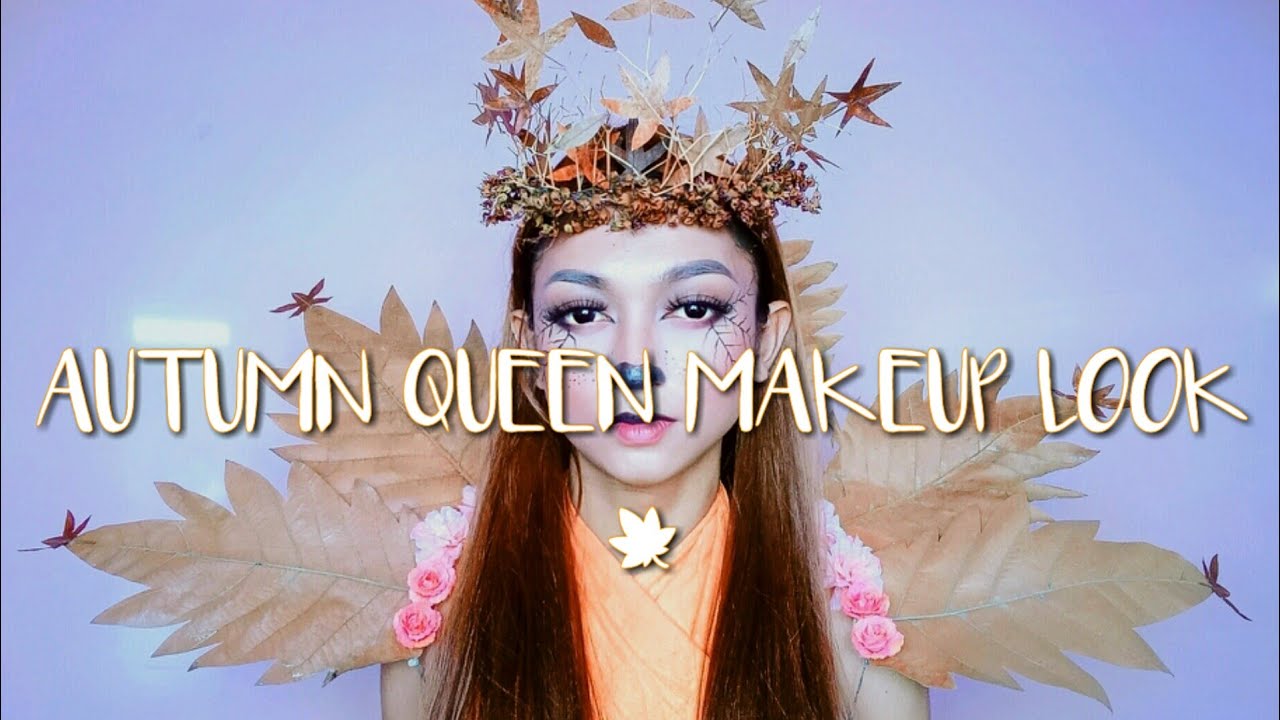 AUTUMN QUEEN MAKEUP LOOK || MAKEUP TUTORIAL || FOUR SEASONS MAKEUP LOOK ...