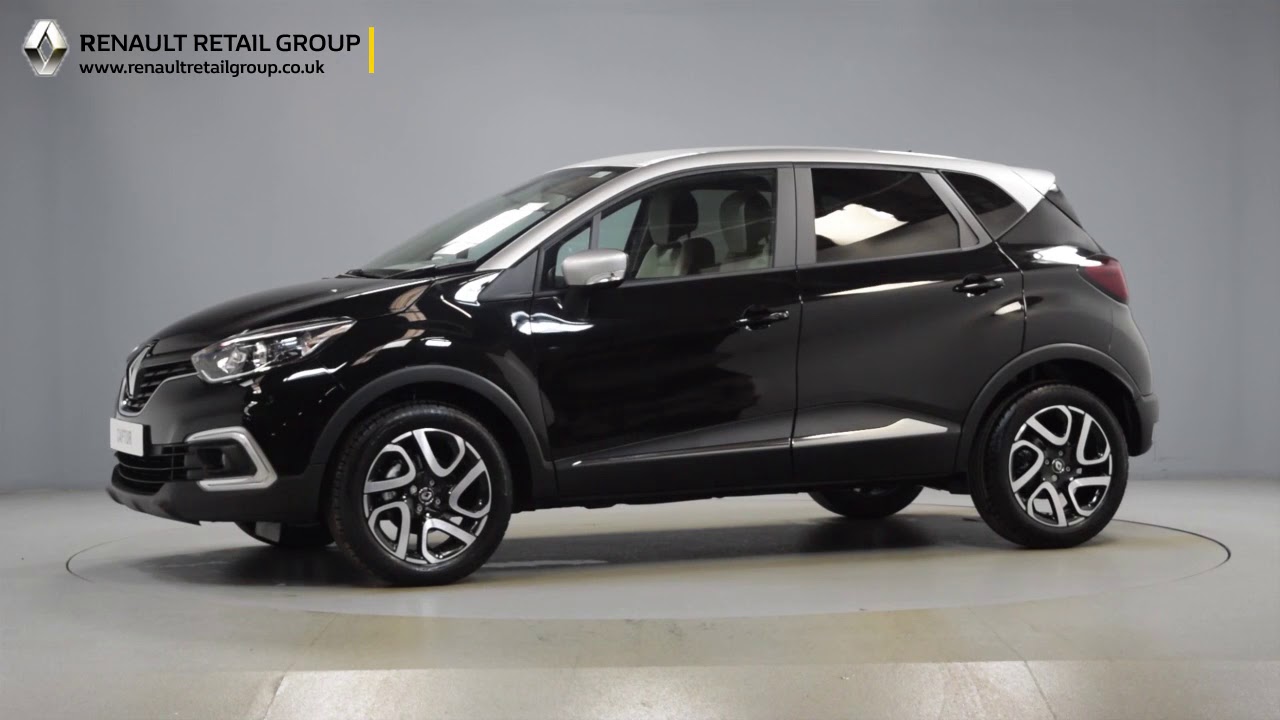 Renault Captur Iconic Black Silver Roof - YouTube