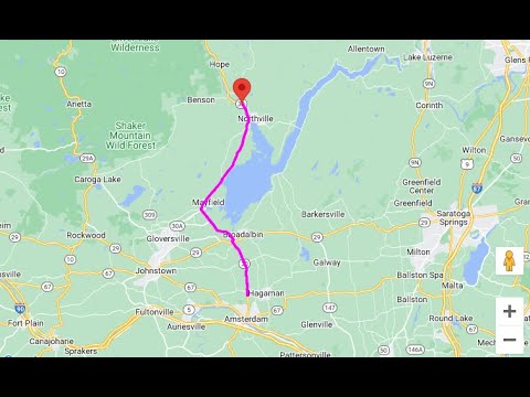 New York State Route 30 from Amsterdam to Tupper Lake, a scenic byway ...