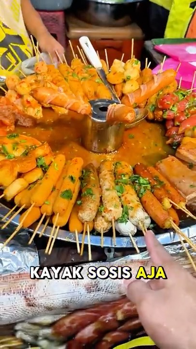 Jajan Sosis🍢 #jajanan #food #makan - YouTube