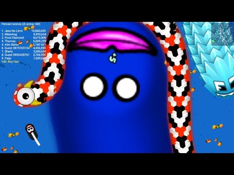 Worms Zone Magic a Slither Snake - Perfect Head Shot Timing - Snake ...