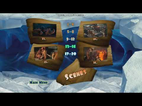 Ice Age 3 Dawn Of The Dinosaurs DVD Menu Walkthrough
