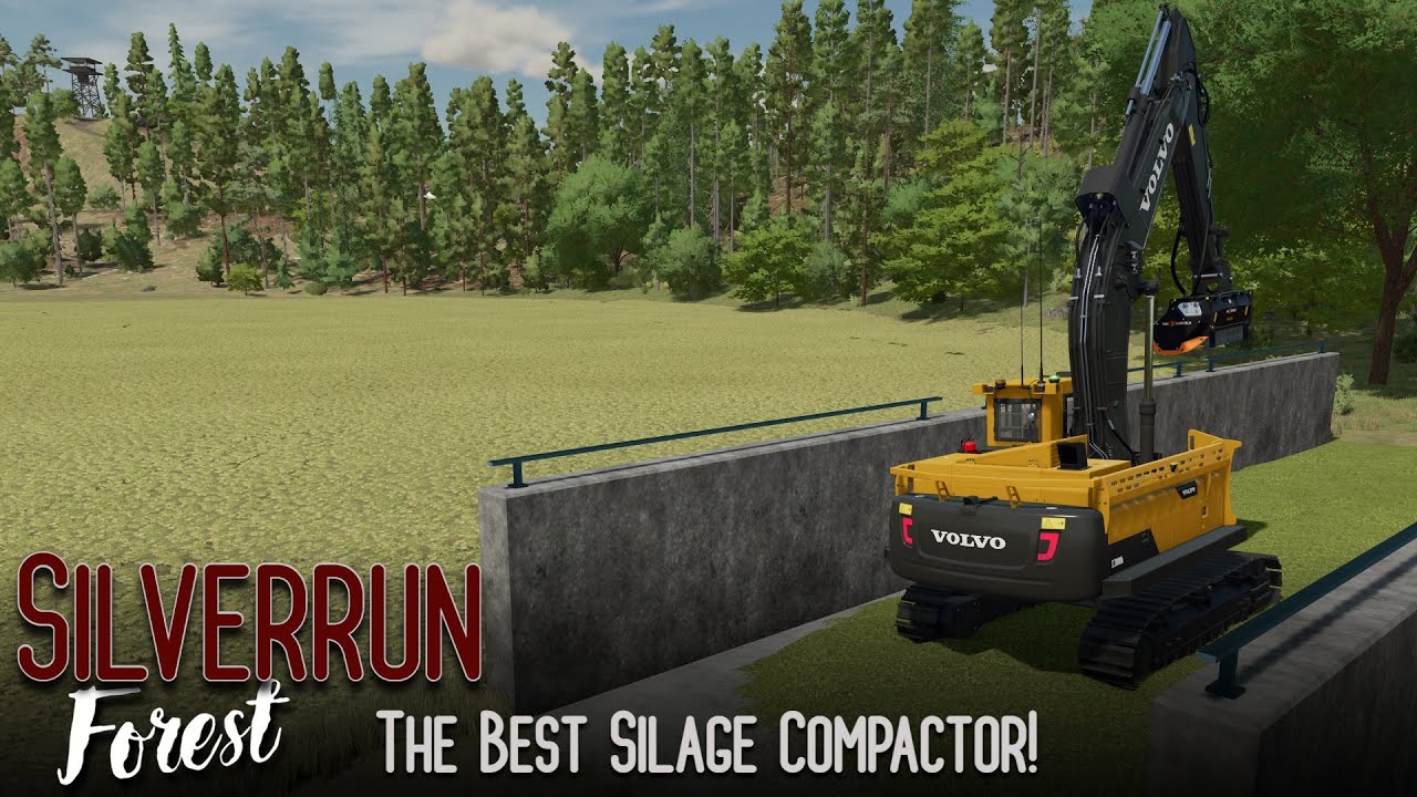 The Best Silage Compactor! | Silverrun Forest | Farming Simulator 22 ...