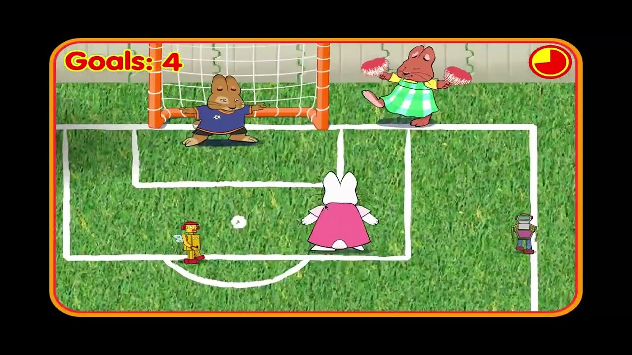 Me playing Max & Ruby: Ruby's Soccer Shoot-out Game 🐰⚽ - YouTube