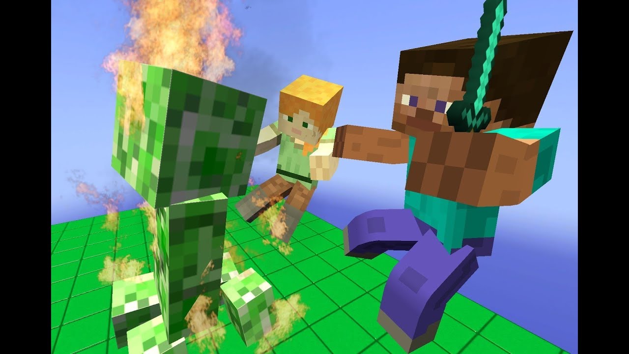 Minecraft ragdolls [2] Steve falling with Action cam! by Captain ...