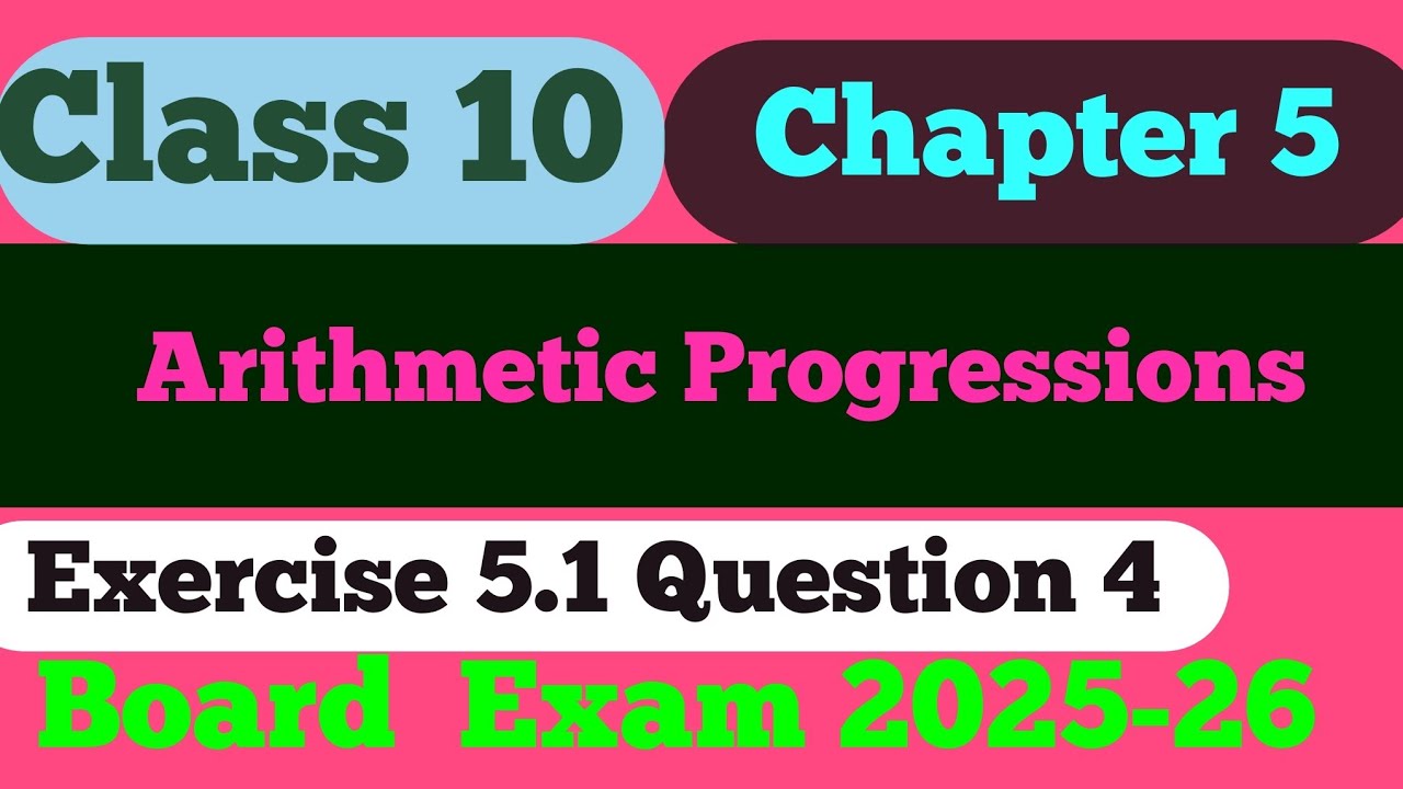 Class 10 Maths,Ex-5.1,Q4(i to xv ) ll Arithmetic Progressions ll CBSE ...