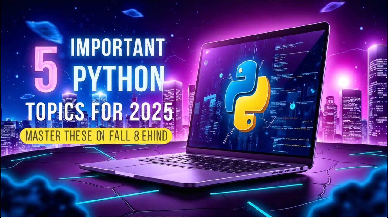 Master These 5 Python Skills BEFORE 2025 (or Get Left Behind!) 🚀🔥 #Python2025 #LearnPythonFast ...