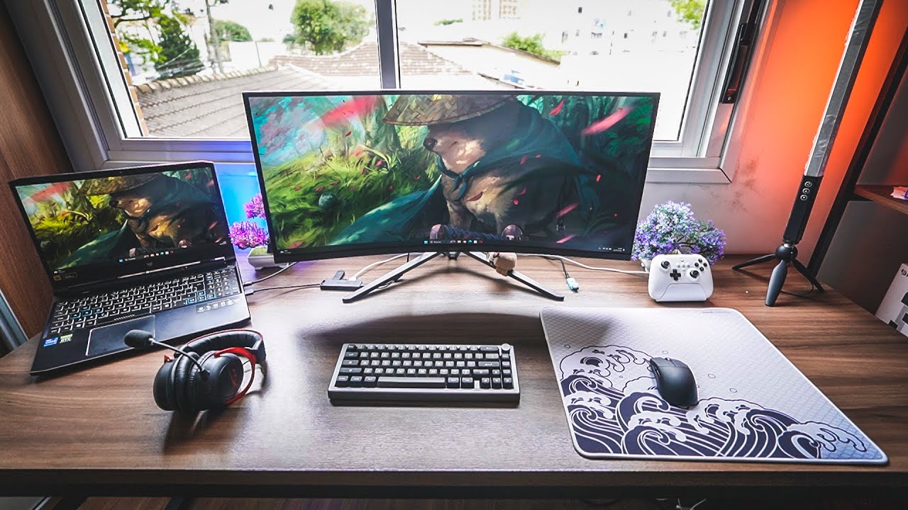 Meu SETUP GAMER MINIMALISTA e SEM FIO - YouTube
