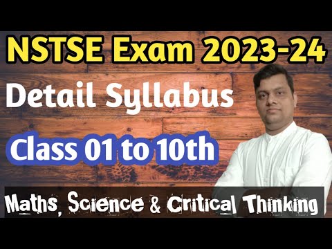 NSTSE Syllabus 2023-24 Session | Class 01 & 10th || Maths , Science and ...
