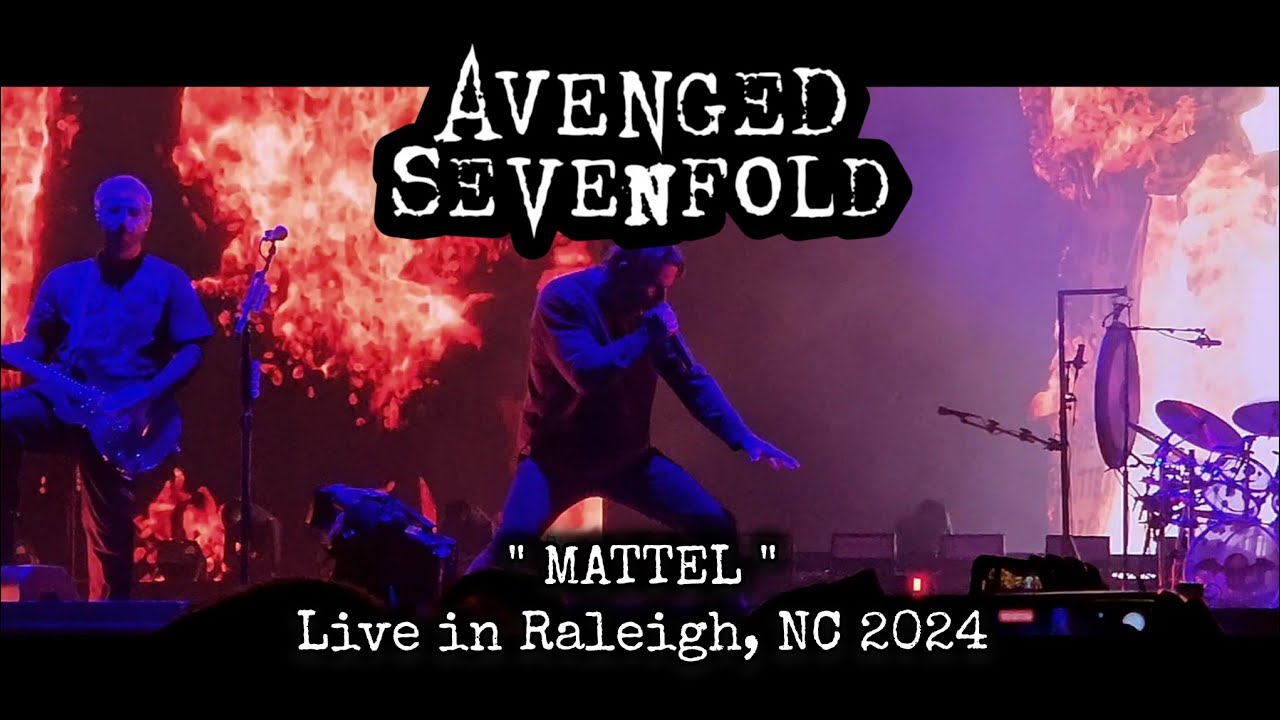 Avenged Sevenfold - Mattel - LIVE 2024 (4K VIDEO) RALEIGH, NC # ...