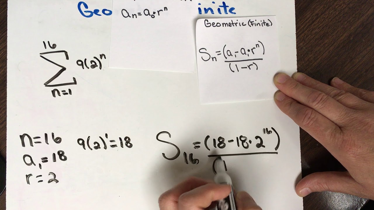 Sum Formula Geometric Finite - YouTube
