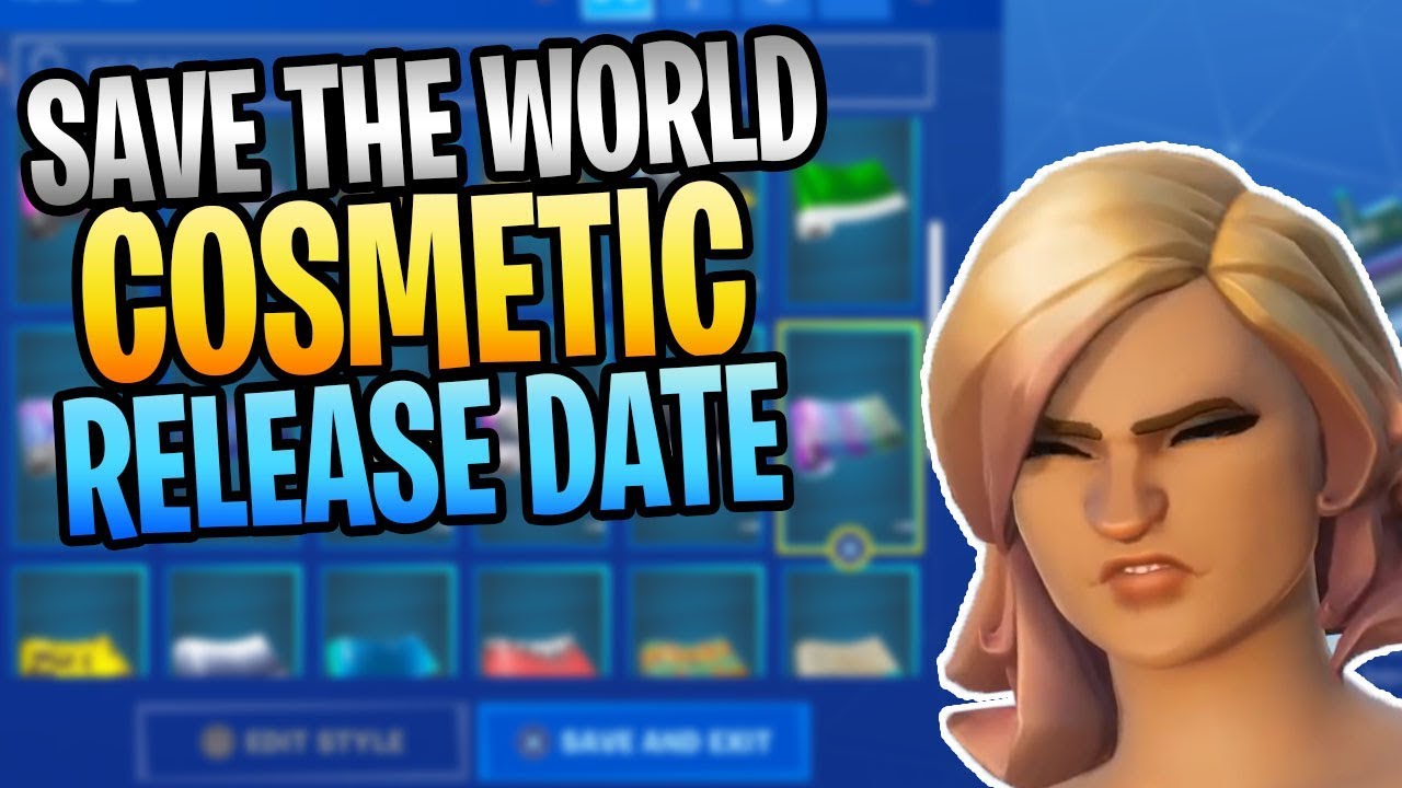 FORTNITE - New Save The World Cosmetics, Backblings, And Outfits ...
