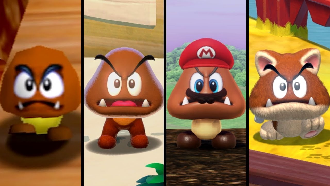 Evolution of Goomba in 3D Super Mario Series (1996-2022) - YouTube