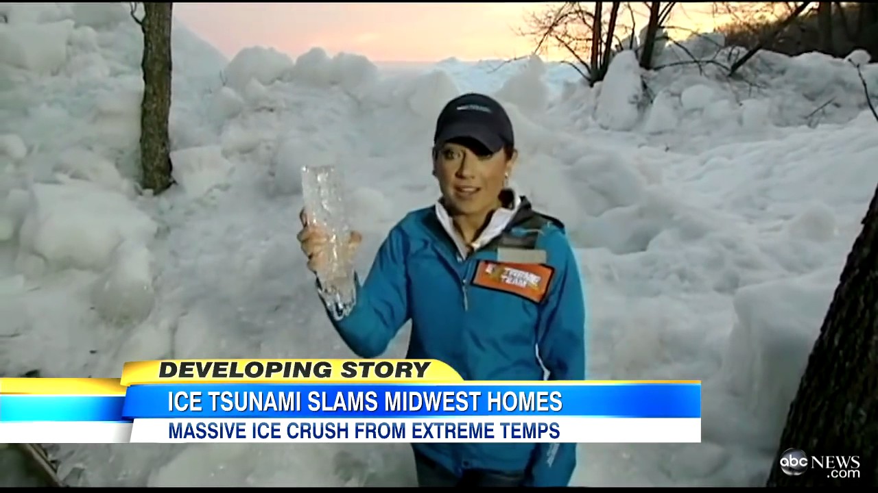 Ice Tsunami Video, Photos: Wall of Ice Rises Out of Lake, Destroys ...