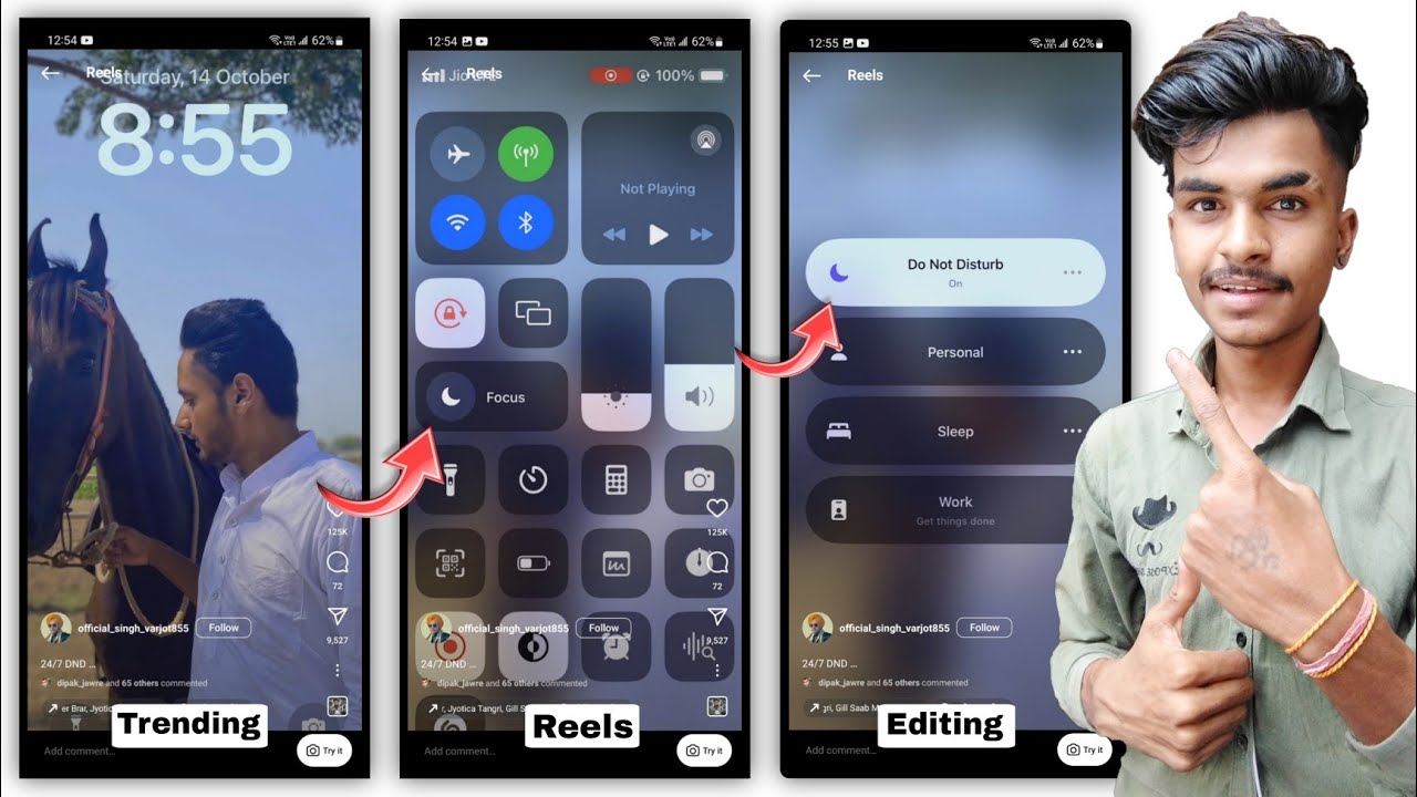 DnD Mode Laya Hai Video Editing | Iphone Not Disturb Mode On Trending ...