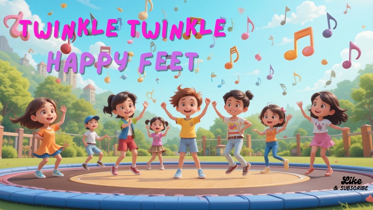 Twinkle Twinkle Happy Feet 🩰 Magical Shoes That Make Kids Dance! #kidsvideo #kidssong # ...
