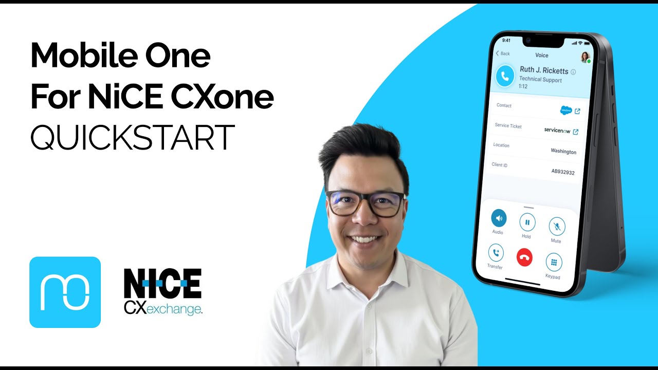 Mobile One for NiCE CXone Quickstart User Guide - YouTube