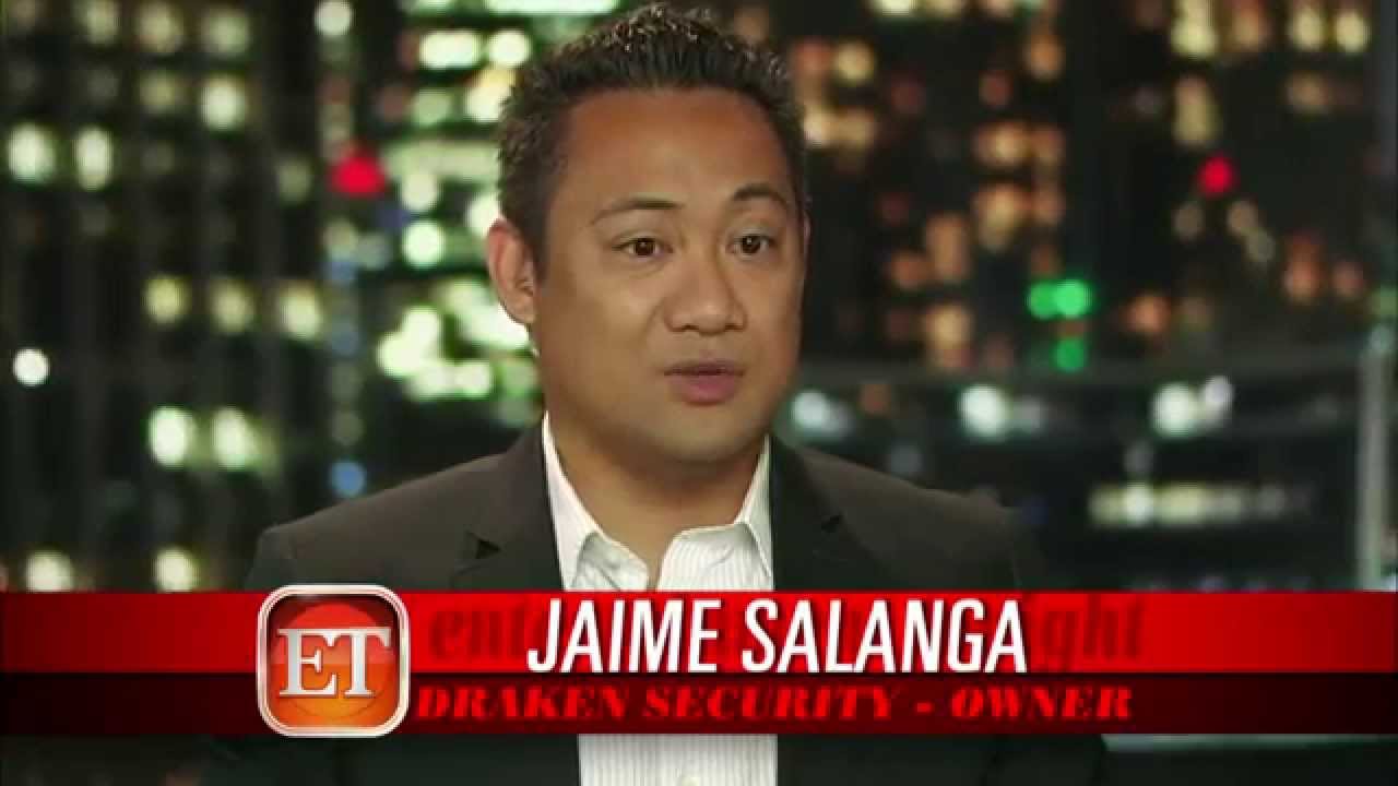 DRAKEN Security CEO, Jaime Salanga, discusses celebrity stalkers! - YouTube