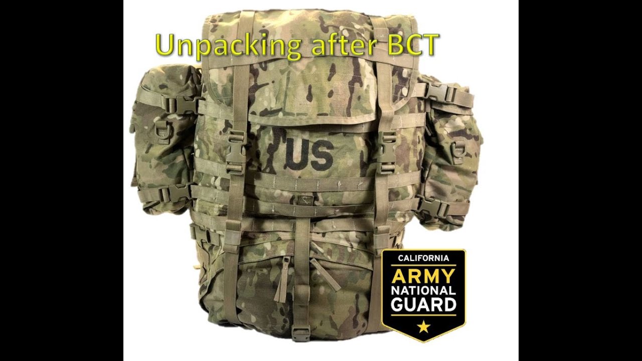 Army Unpacking After BCT - Rucksack Addition - YouTube