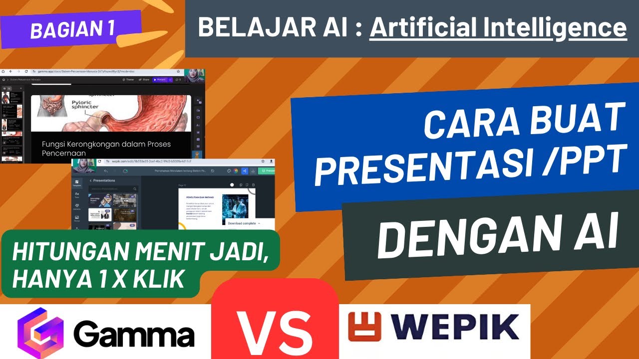 MEMBUAT PPT DENGAN AI l PILIH GAMMA ATAU WEPIK? MANA YANG LEBIH BAGUS ...