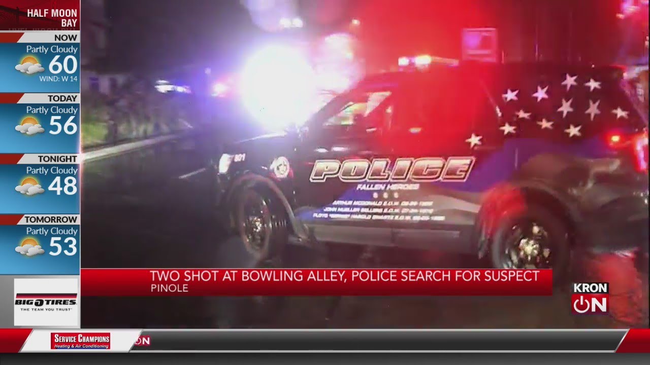 Two shot at Pinole bowling alley, police search for suspect - YouTube