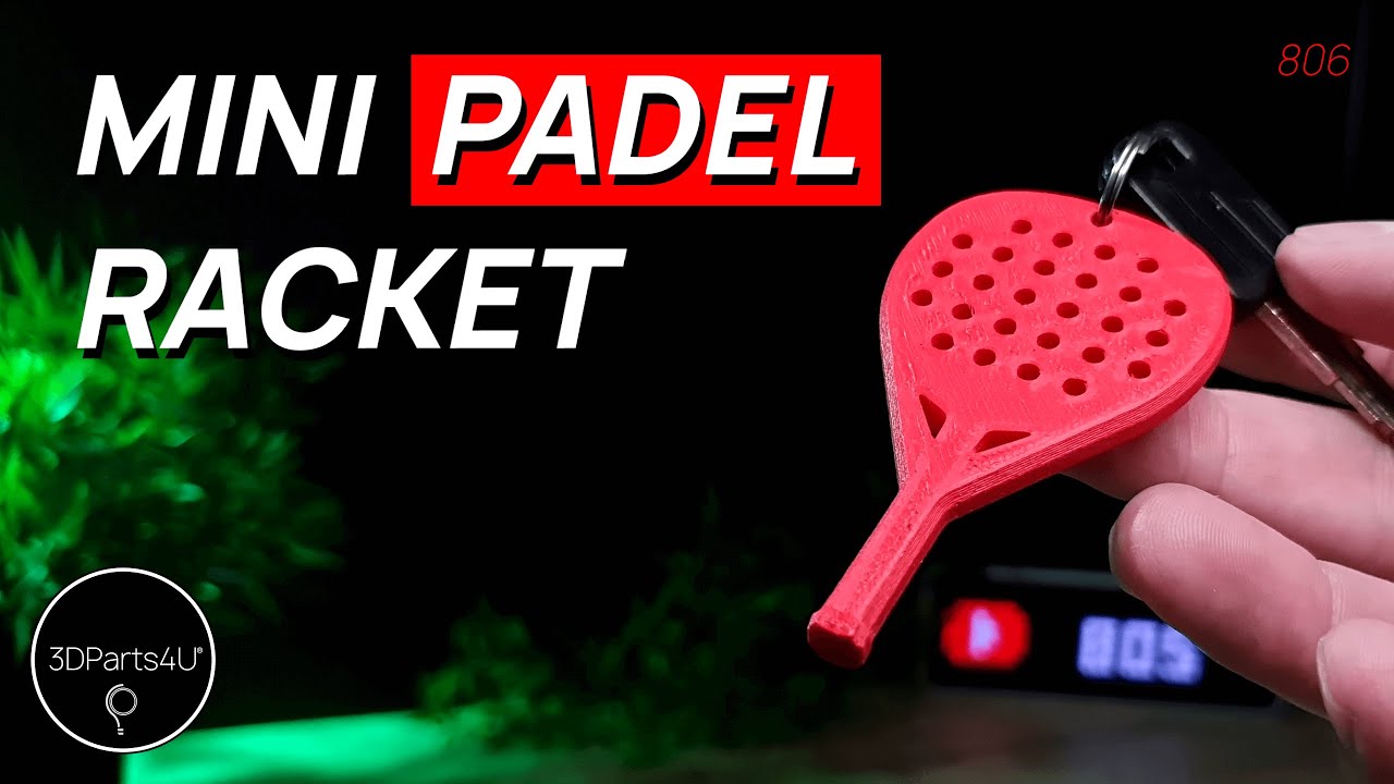 🥎 MINI Racket - Keychain 3D Print - STL Padel - Padel Accessories ...