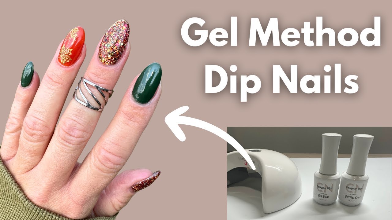 Gel Method Dip Nails for Beginners at Home - YouTube