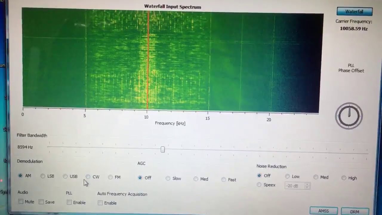 Using Dream as SDR receiver with DC NE602 - YouTube