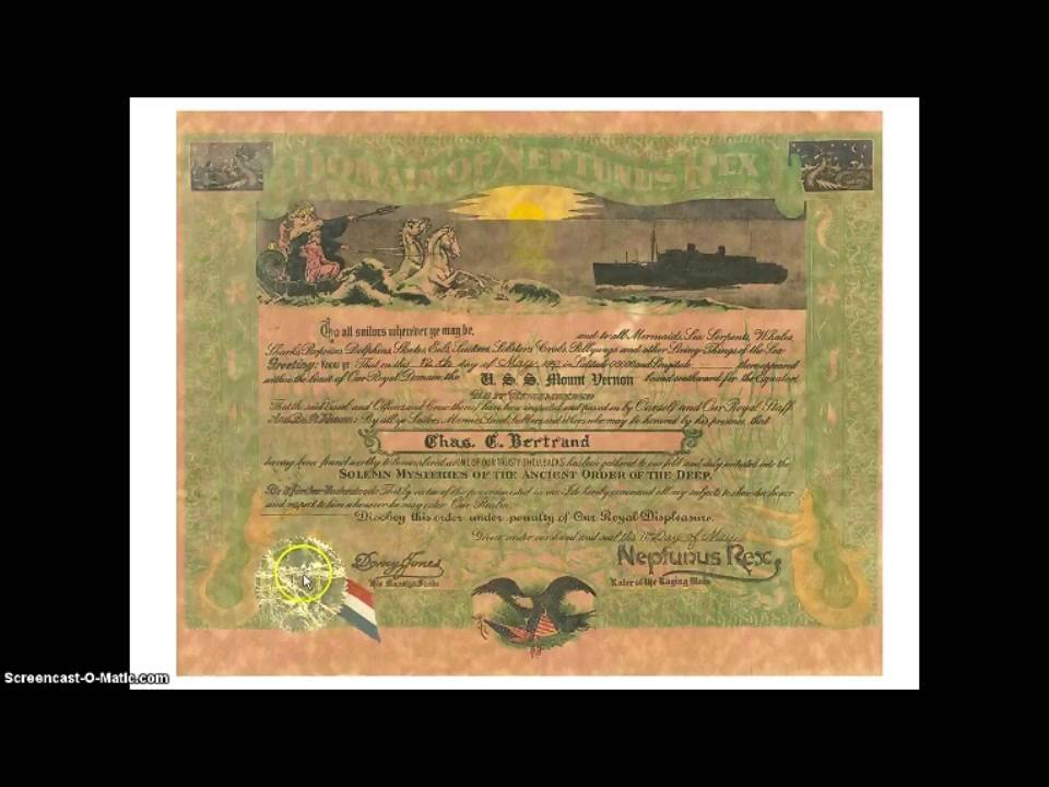 King Neptune Ceremony for Crossing the Equator - YouTube